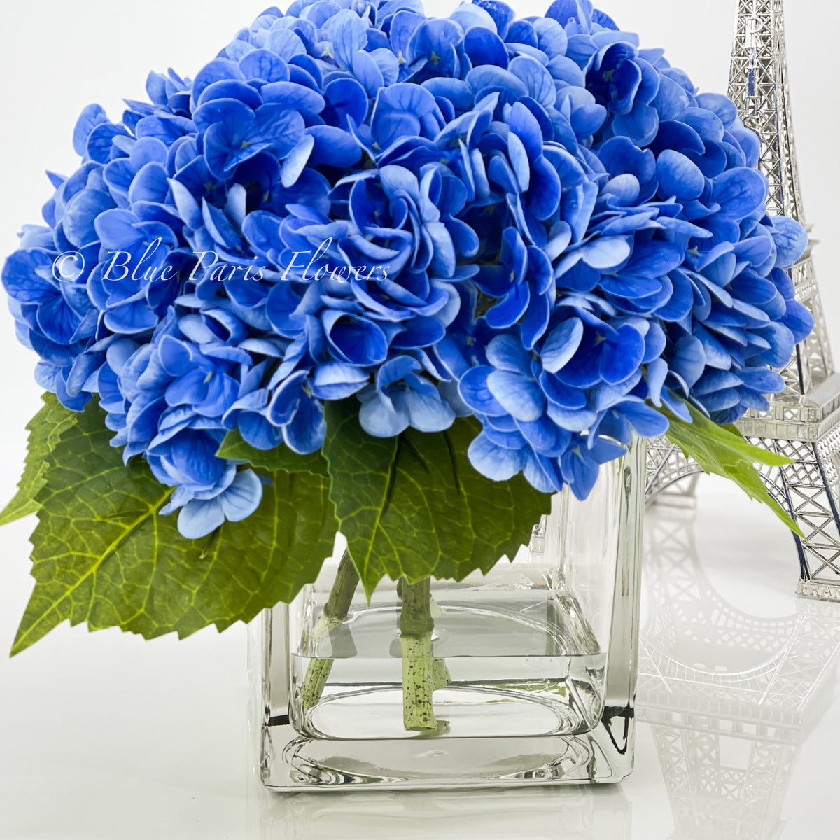 dark blue hydrangea artificial